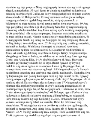 Tagalog bible new testament | DOCX