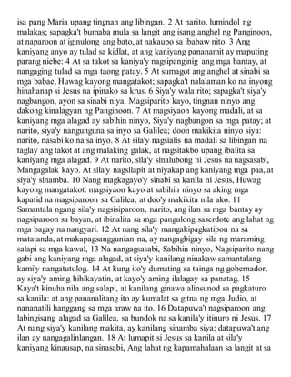 Tagalog bible new testament | DOCX