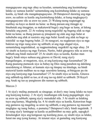 Tagalog bible new testament | DOCX