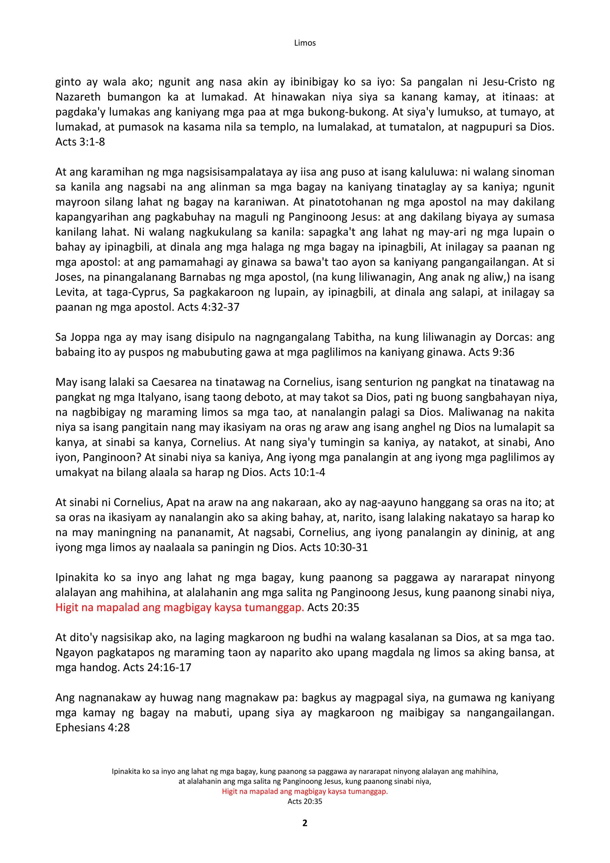 Tagalog (Filipino) - The Christian Custom of Giving Alms.pdf