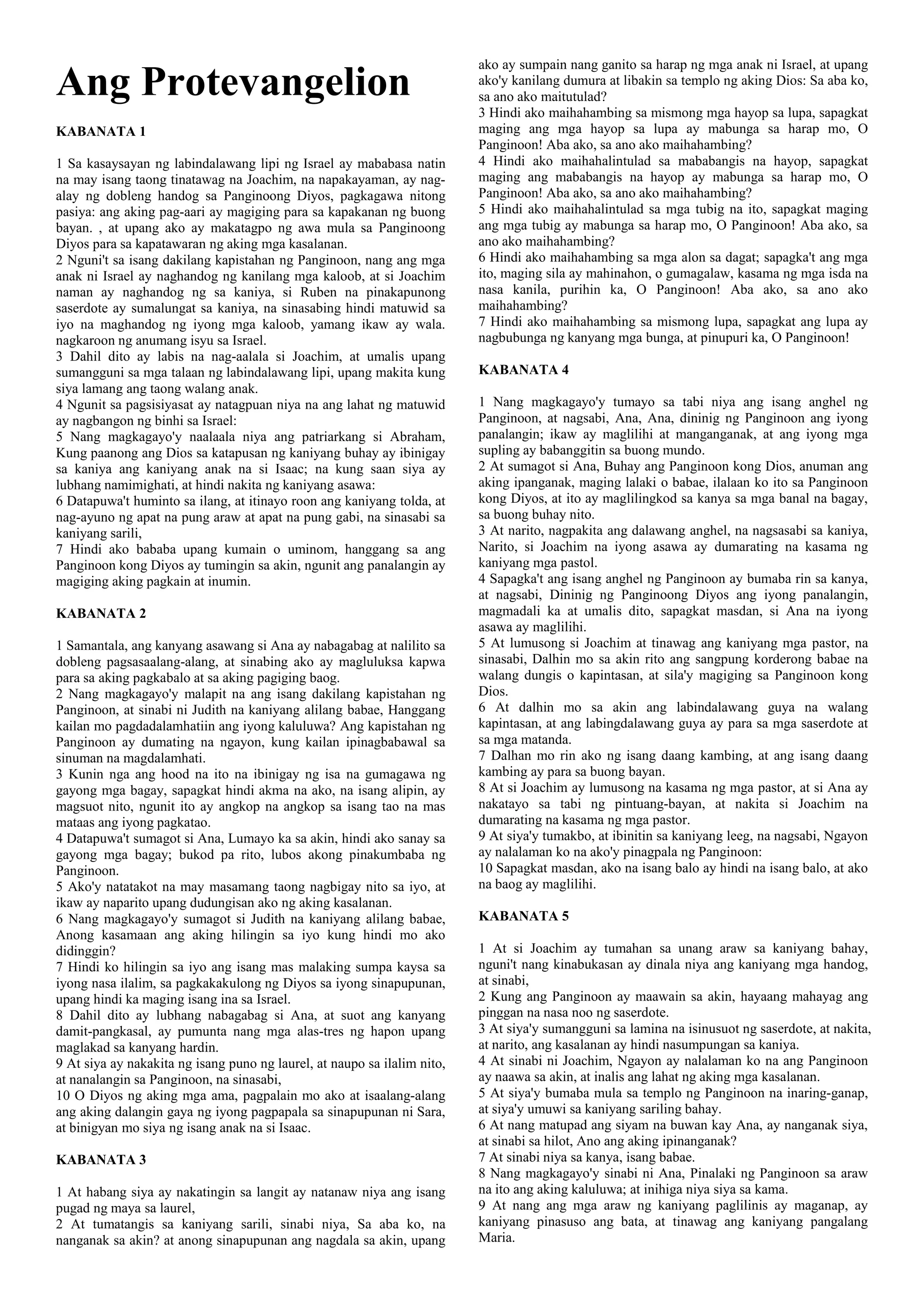 Tagalog (Filipino) - The Protevangelion.pdf