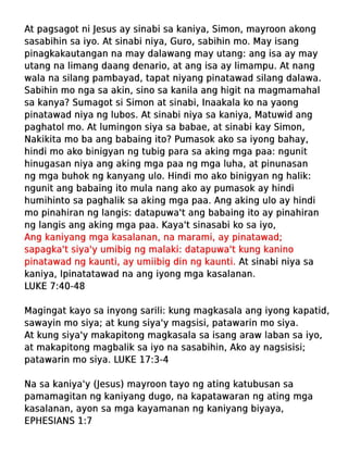 Tagalog Forgiveness Tract | PDF | Christianity | Religion & Spirituality