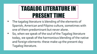 Tagalog Literature ( 21st Century Literature ) | PPTX