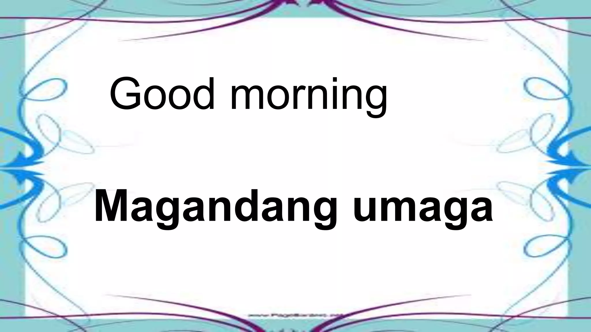 Tagalog phrases | PPTX