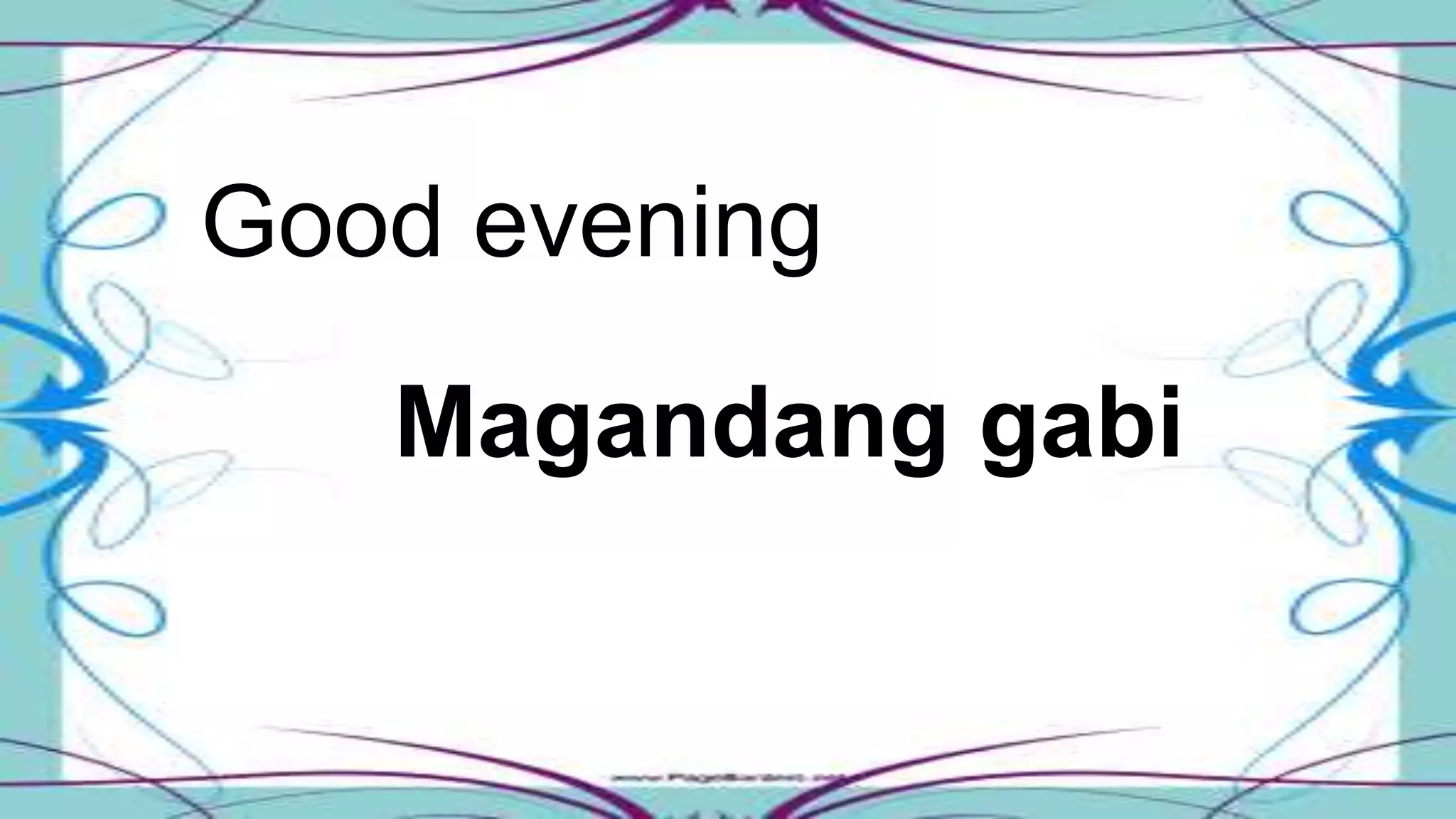 Tagalog phrases | PPTX