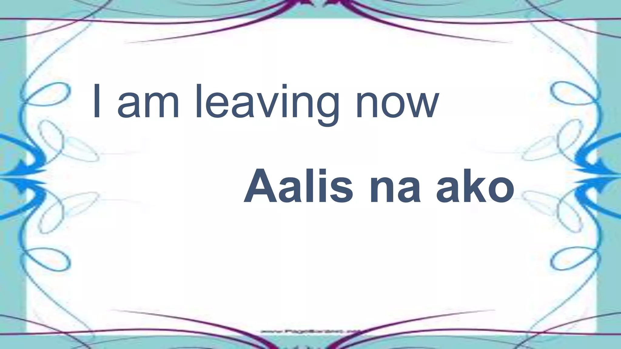 Tagalog phrases | PPTX