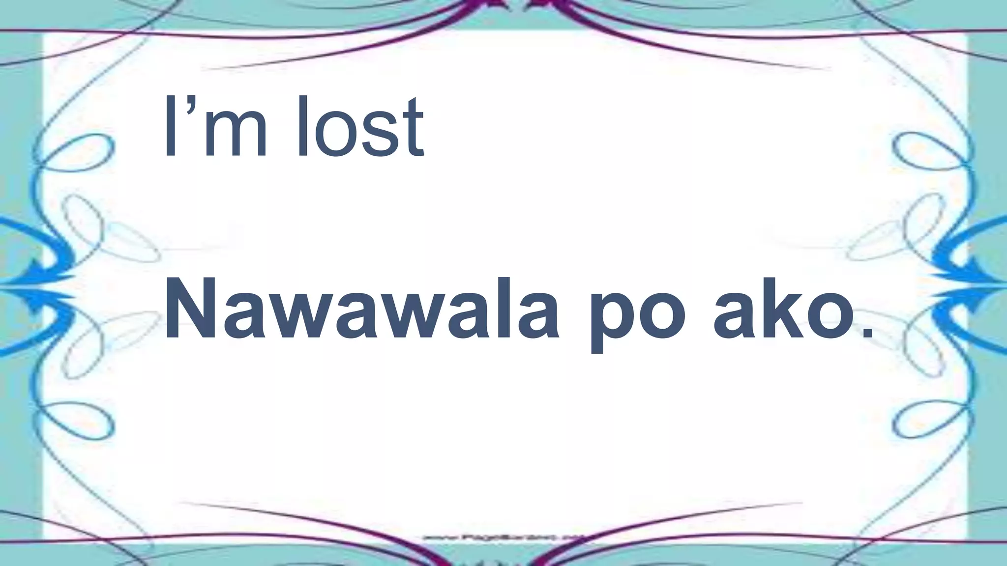 Tagalog phrases | PPTX