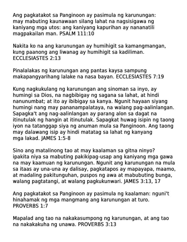 Tagalog True Wisdom Tract | PDF