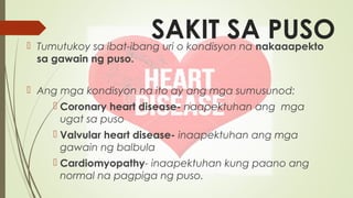 Sakit sa puso | PPT