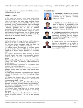 Tag based image retrieval (tbir) using automatic image annotation | PDF