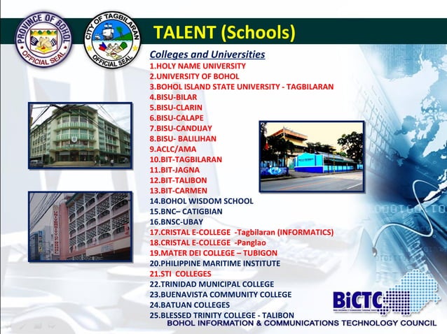 Tagbilaran City / Bohol Province ICT Scorecard - Part 1 | PPT | Free ...