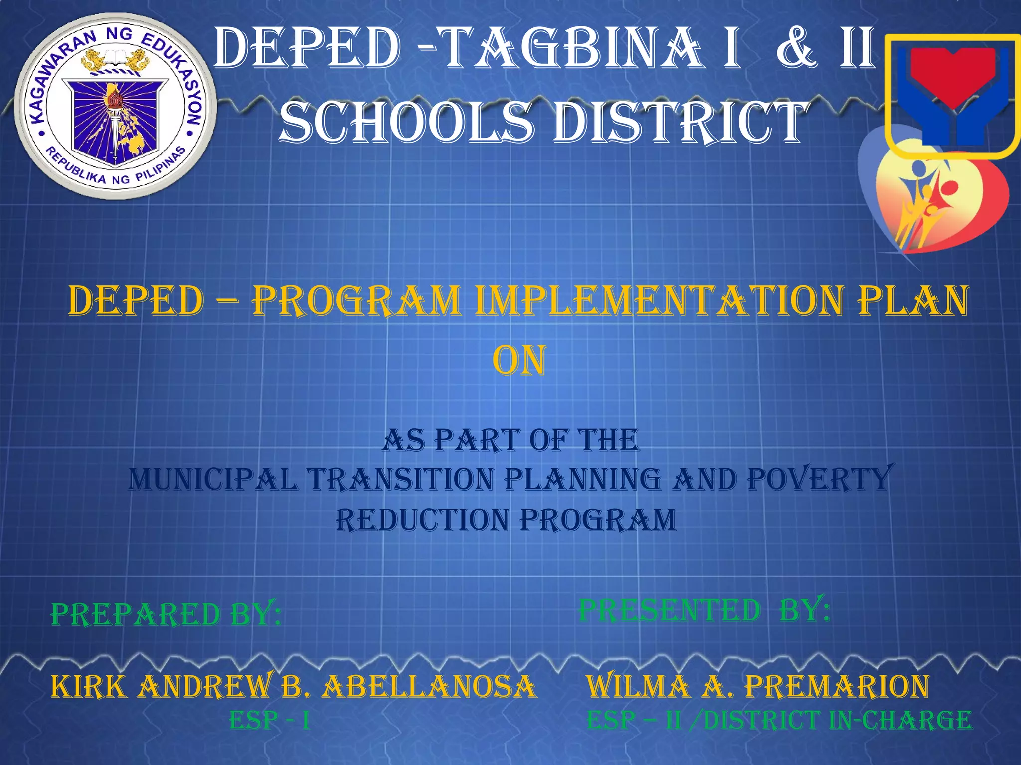 Dropout Reduction Program [DRP] Tagbina I and II Districts | PPT