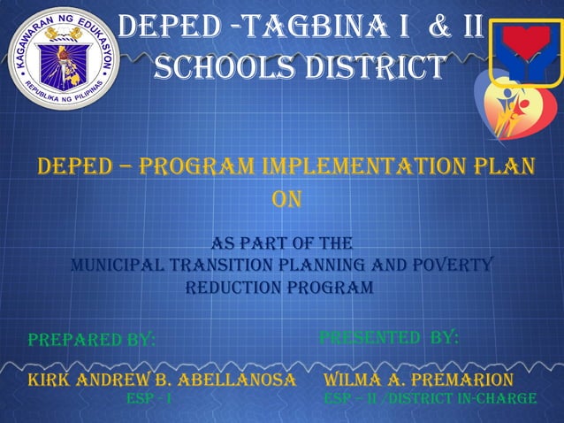 Dropout Reduction Program [DRP] Tagbina I and II Districts | PPT