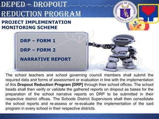 Dropout Reduction Program [DRP] Tagbina I and II Districts | PPT