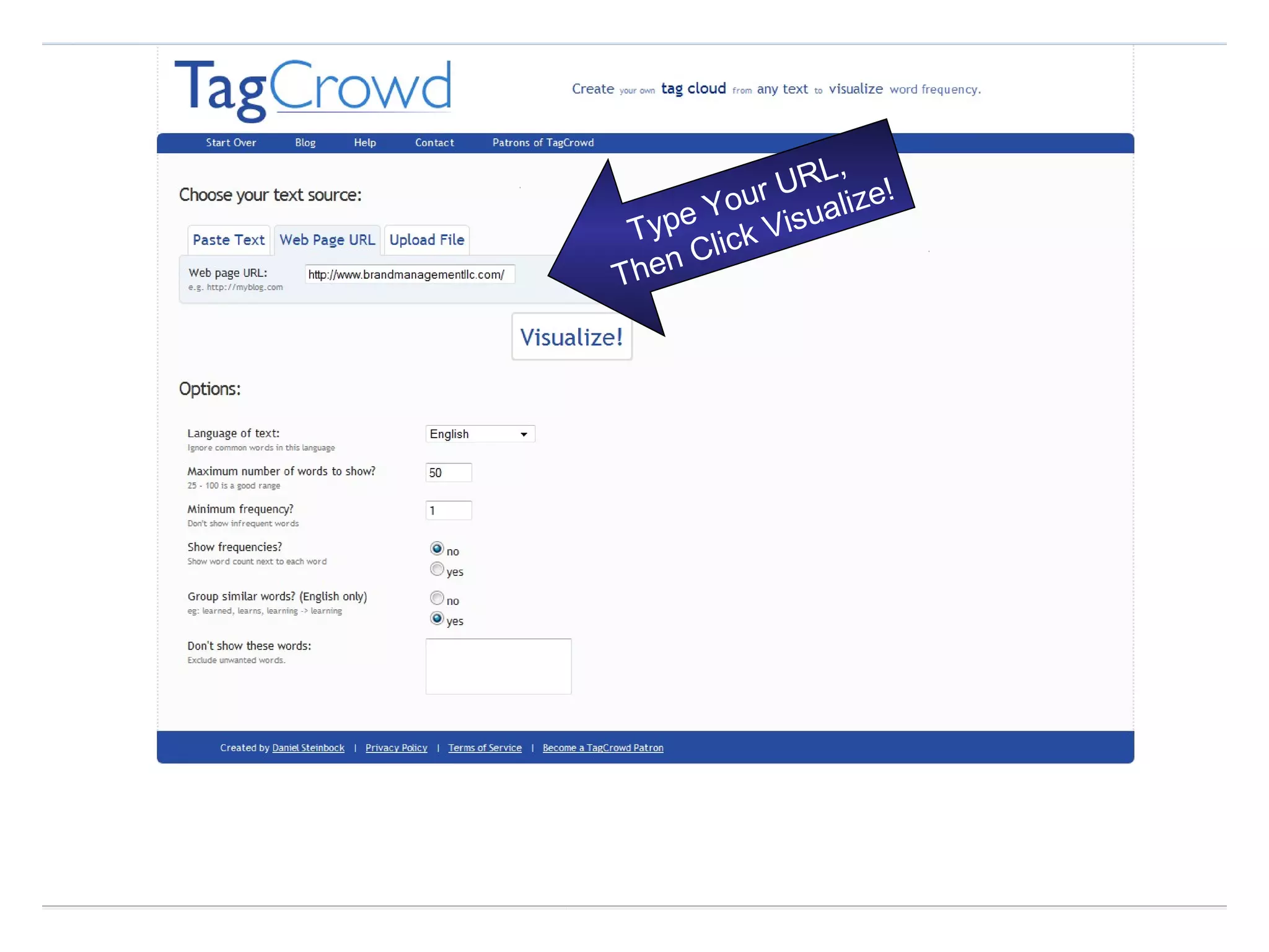 Tag Crowd Tutorial | PPT