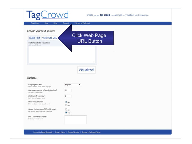 Tag Crowd Tutorial | PPT