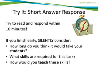 Science is Awesome: Scoring & Teaching GED Science Short Answer ...