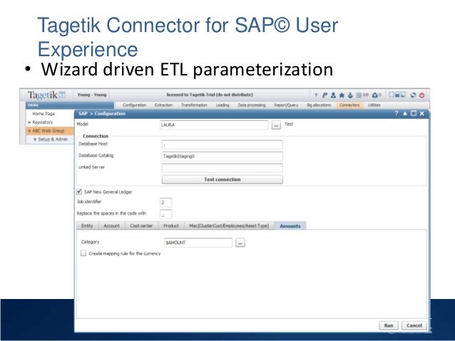 Tagetik sap connector solution details