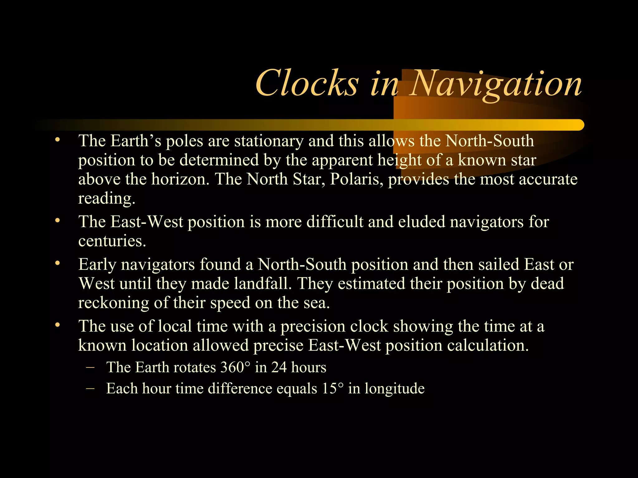 Le chronomètre de marine à travers les âges | PPS