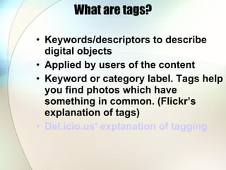 Tagging 4 08 | PPT