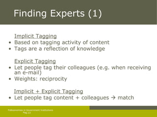 Tagging in government institutions | PPT