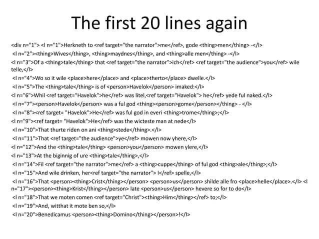 Tagging Havelok the Dane | PPT
