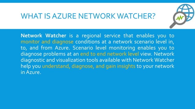 The Azure Group - Azure Network Watcher | PPT