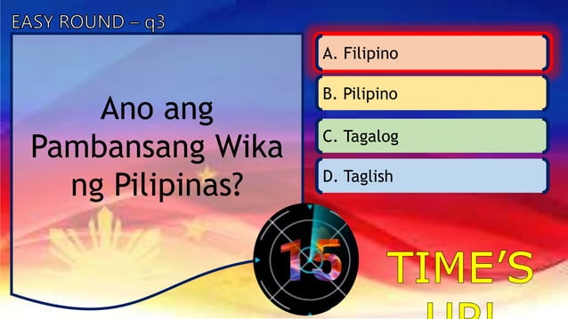 AKAP_Tagisan ng Talino Quiz Bee for Buwan ng Wika | PPTX