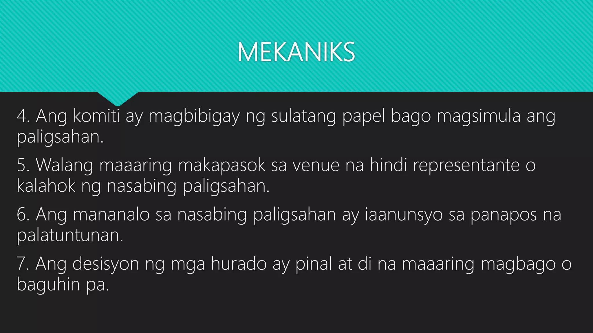Tagisan ng talino ppt | PPTX