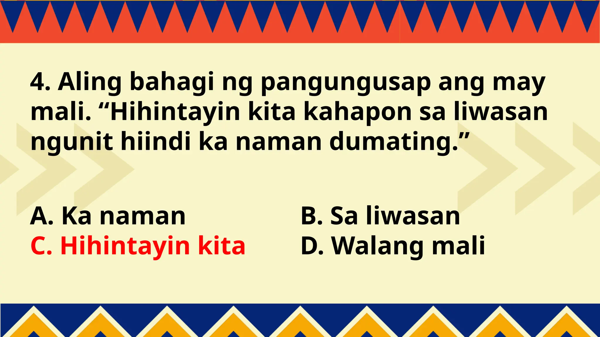 TAGIS TALINO Buwan ng Wika Quiz Presentation Bee | PPTX