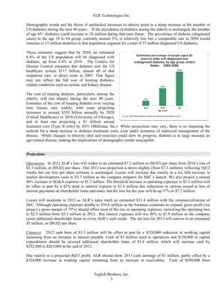 ALR Technologies Taglich Brothers Analyst Report | PDF