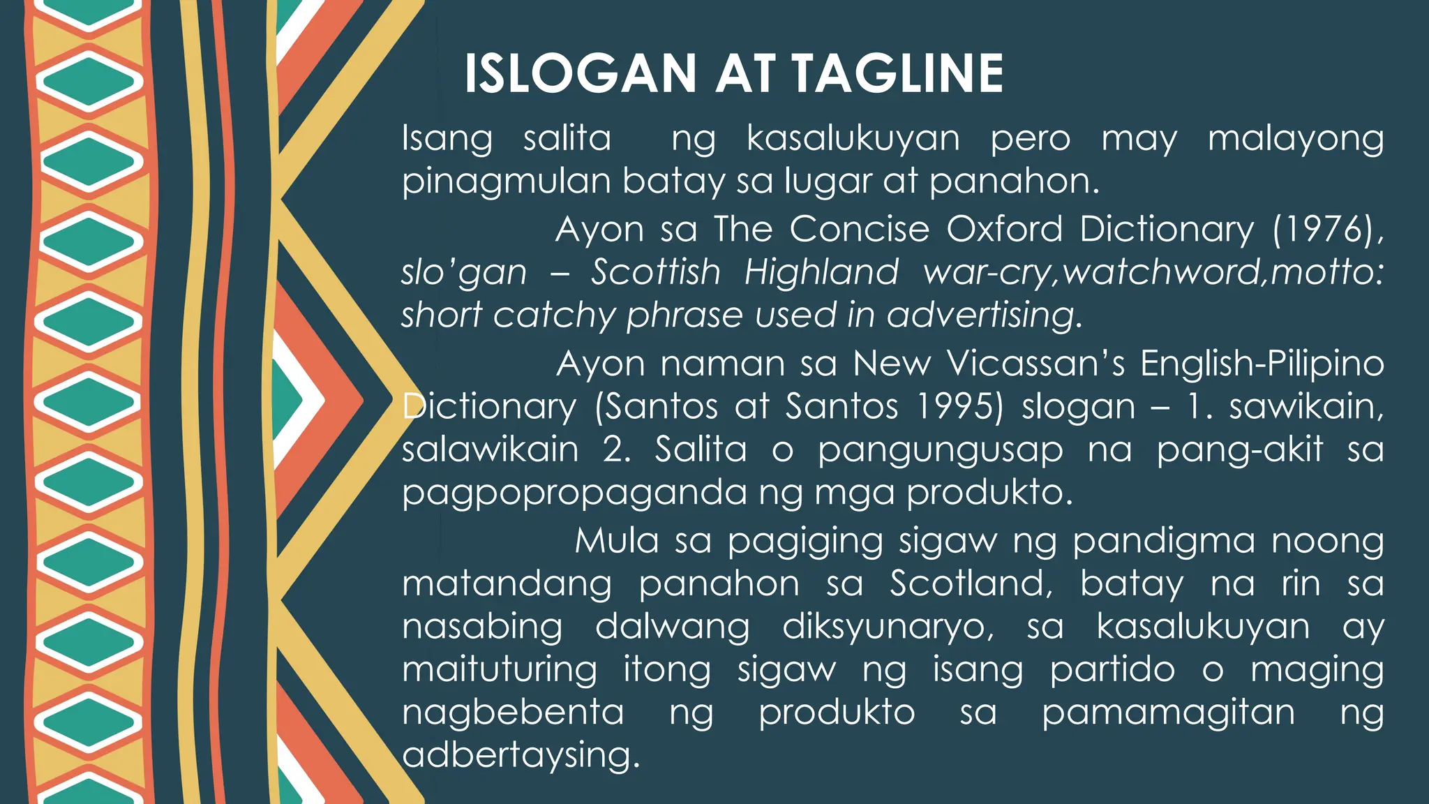 Tagline.at mga Advertisement na Propaganda similar sa Motto ng Product ...