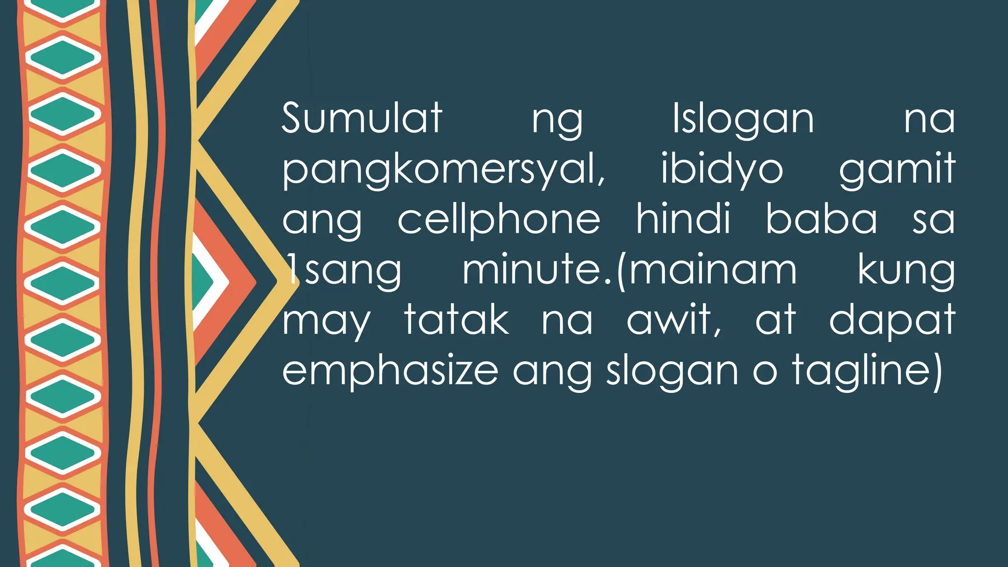 Tagline.at mga Advertisement na Propaganda similar sa Motto ng Product ...