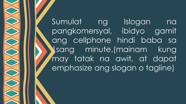 Tagline.at mga Advertisement na Propaganda similar sa Motto ng Product ...