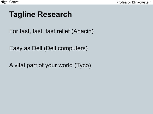 Tagline powerpoint | PPT