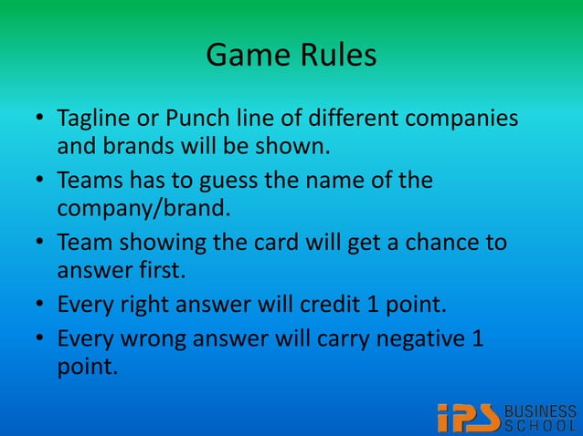Tagline quiz | PPTX