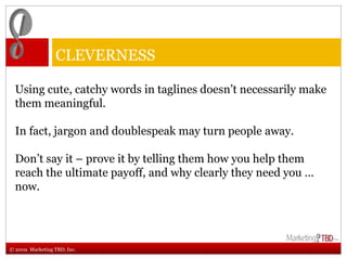 Taglines 7 Deadly Sins | PPTX | Business | Business and Finance