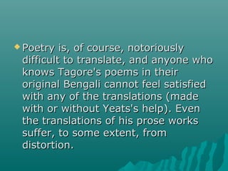 Rabindranath Tagore | PPT