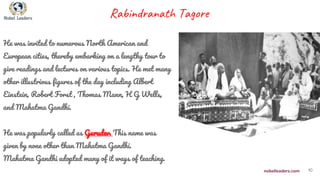 Nobel Prize Winner - Rabindranath Tagore | PPTX