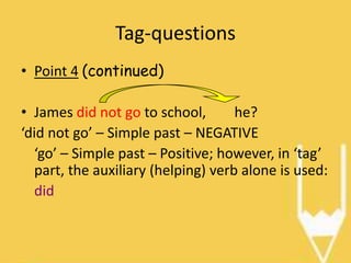 LTT: Tag question | PPTX