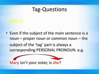 LTT: Tag question | PPTX