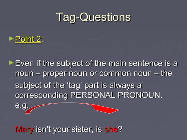 Tag Questions Powerpoint | PPT