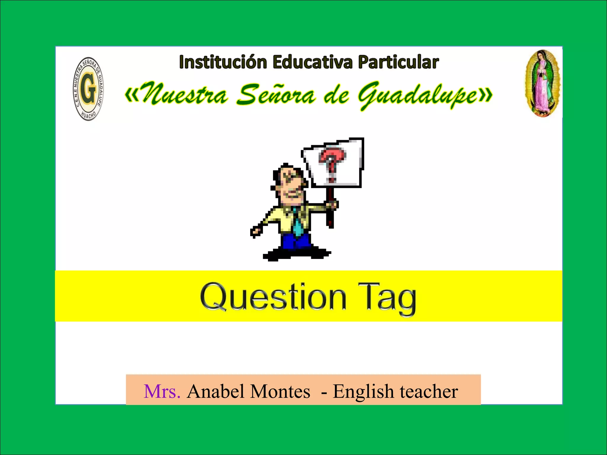 Tag questions | PPT