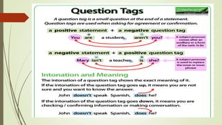Tag questions | PPT