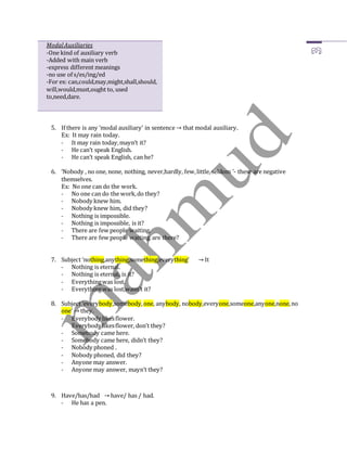 Tag questions | DOCX