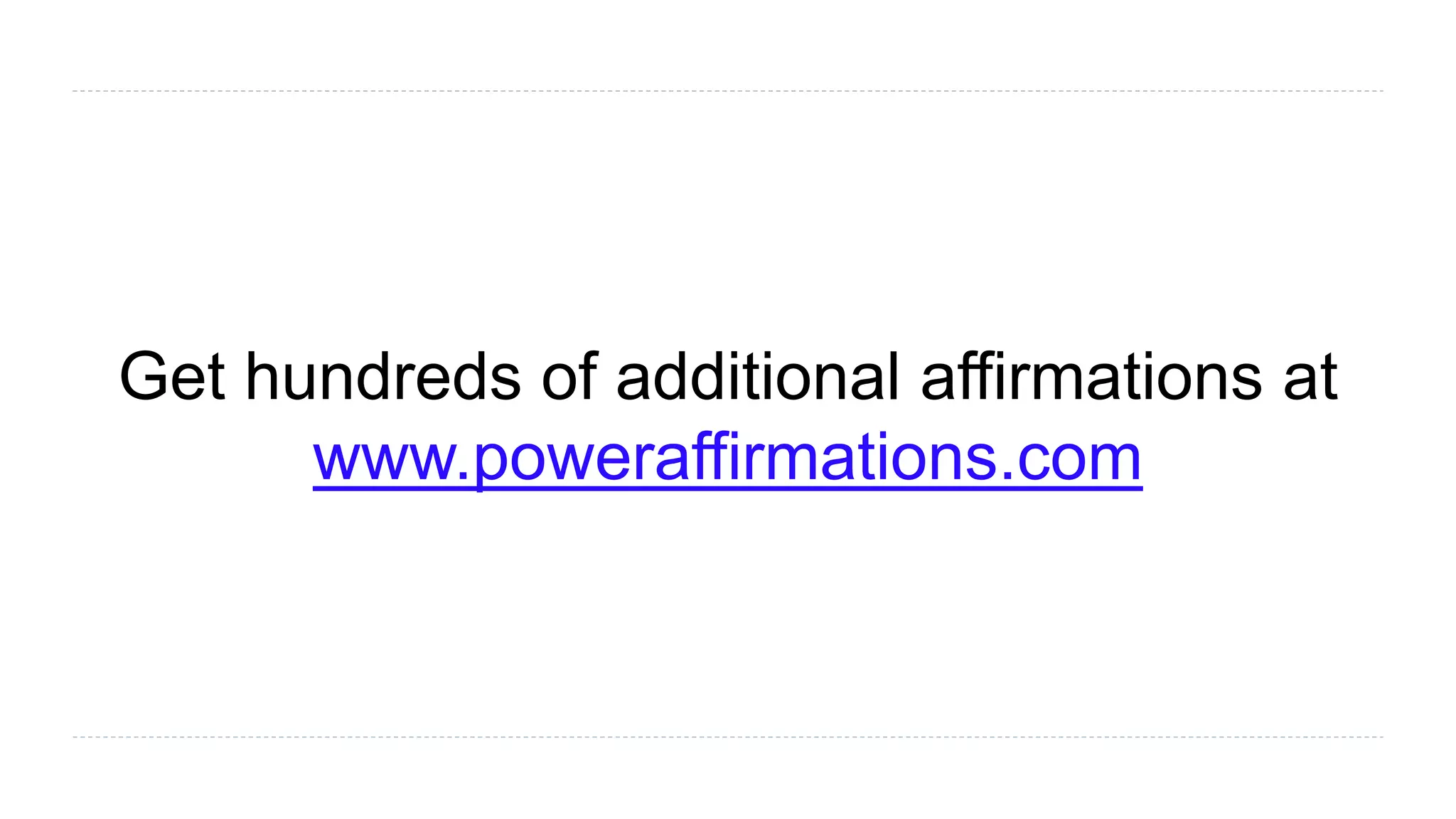 Tagr power affirmations-day-002 | PPT