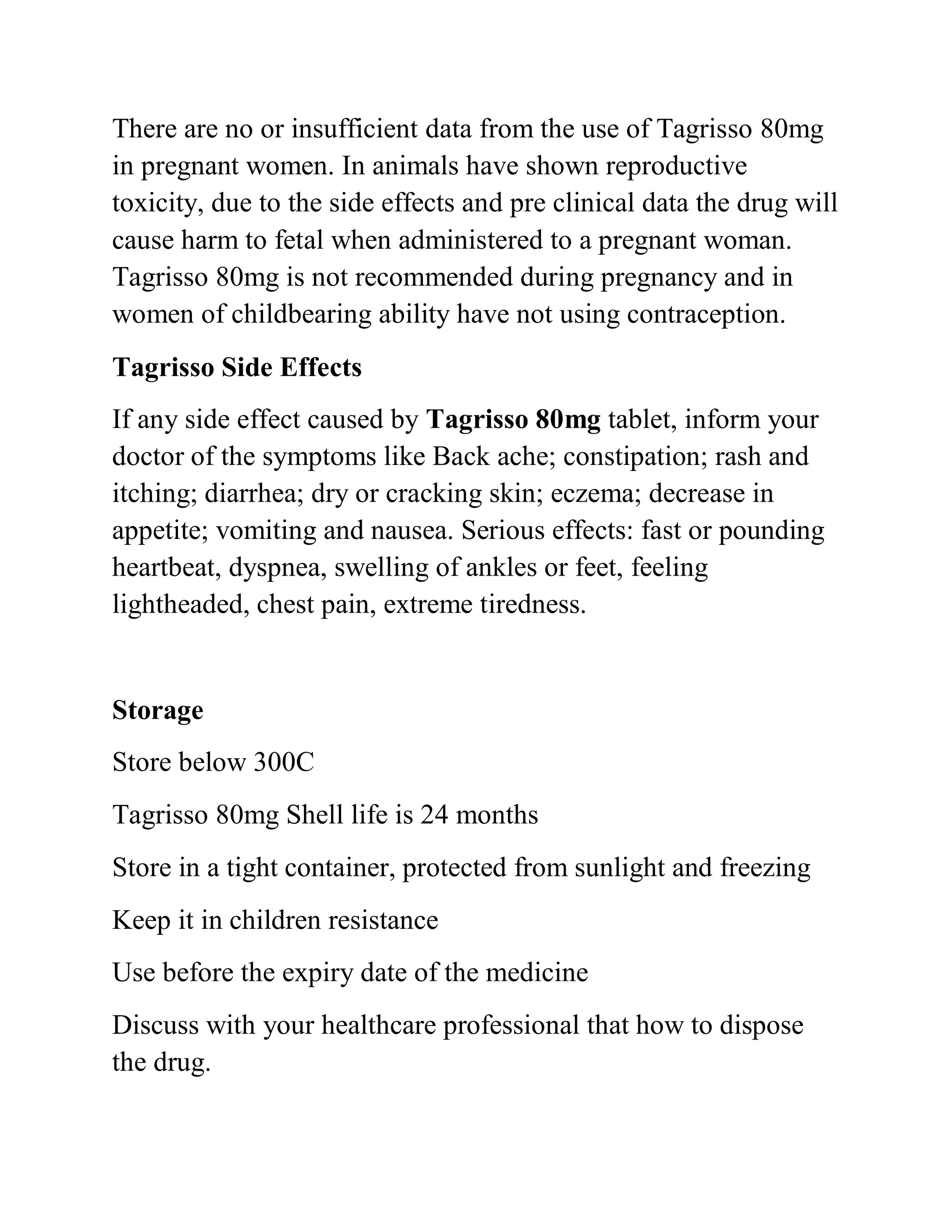 Tagrisso 80 mg tablet | lung cancer treatment | PDF