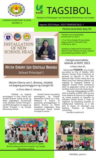 TAGSIBOL school paper example of Caingin elementary school-2022-2023.pptx