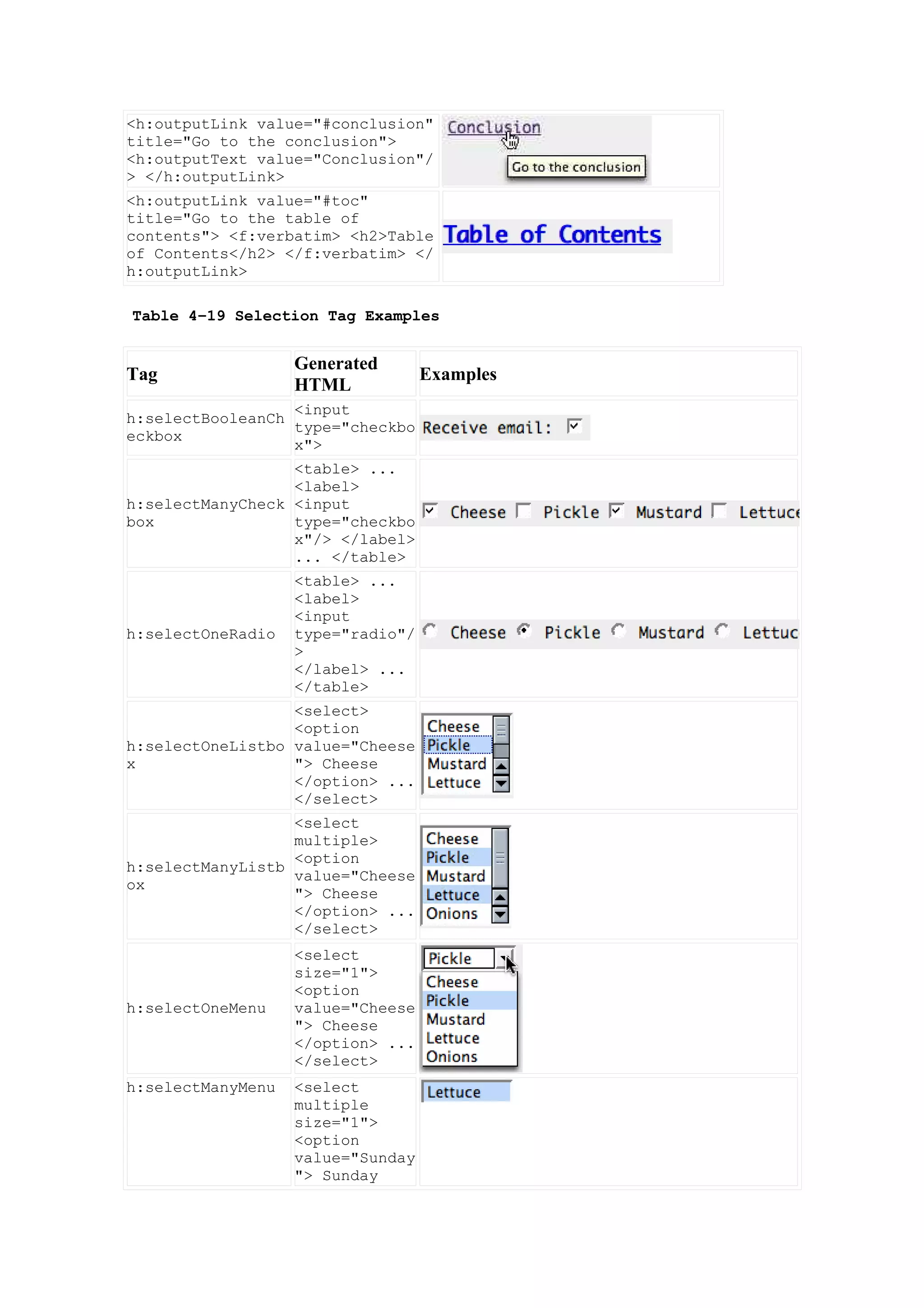 Etiquetas JavaServer Faces | PDF