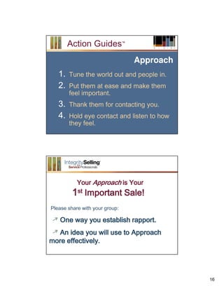 Integrity Selling Presentation | PDF